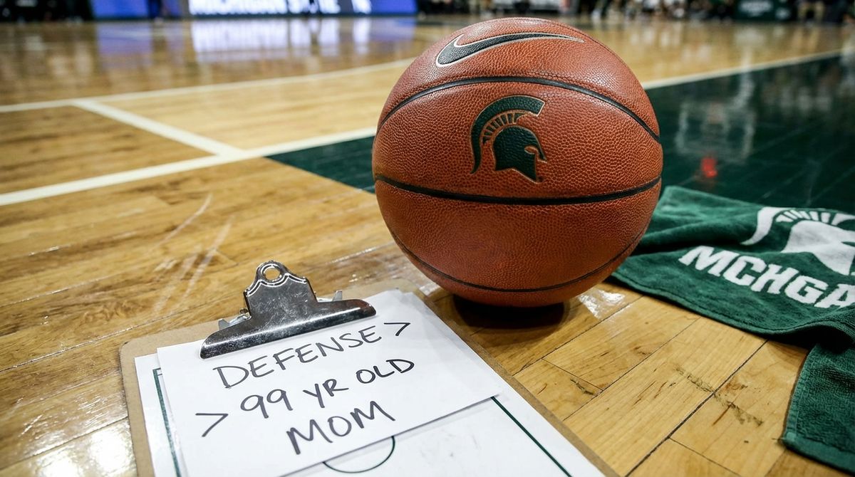 Tom Izzo’s Timeout Jab: Player Couldn’t Guard 99-Year-Old Mom