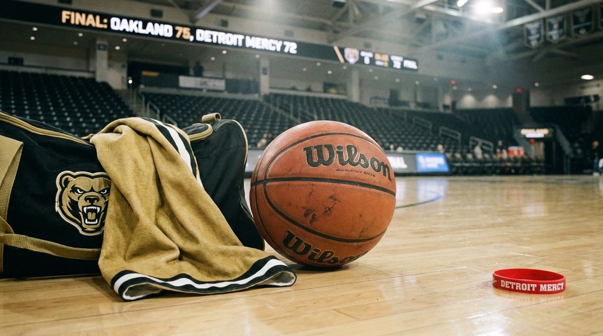 Oakland Golden Grizzlies Edge Detroit Mercy in Rivalry Clash