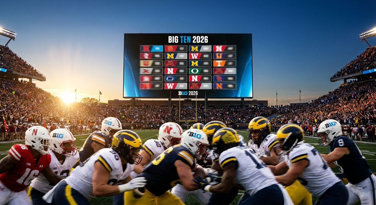 Big Ten Releases 2026 Football Schedule for 18-Team Conference