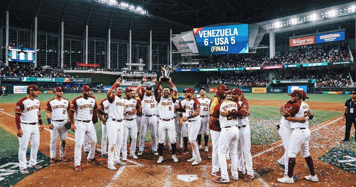 Venezuela Upsets Team USA to Win World Baseball Classic 3-2