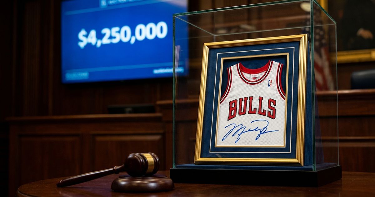 Michael Jordan Jersey Card Sells for Record $4.25M