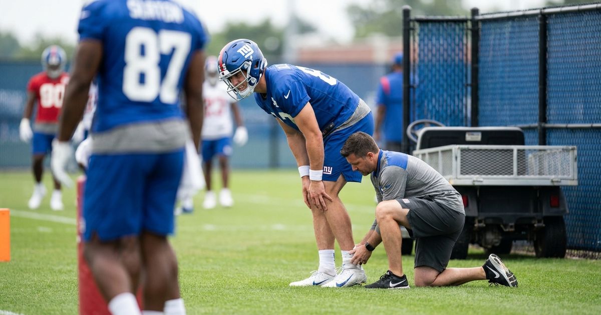 Giants WR Gunner Olszewski Suffers Suspected Achilles Tear